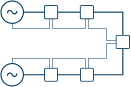 Miniature FLISR Peer to Peer diagram